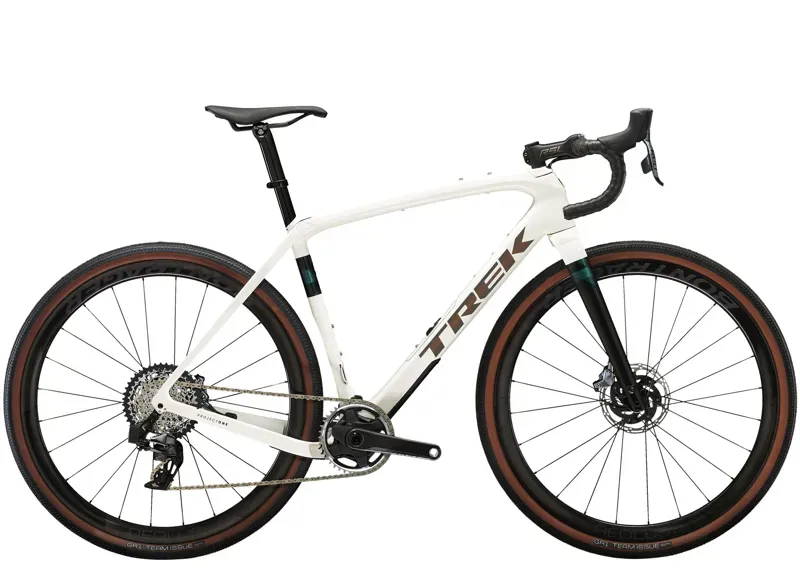 Trek Checkpoint SLR 9 Etap AXS Gravel Bike in Era White/Emerald Iris
